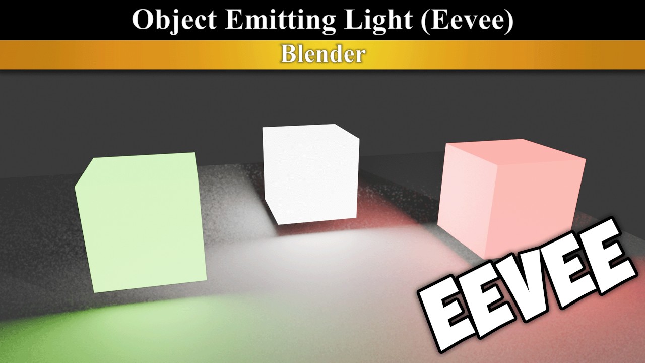 Blender tutorial: Make Object Emit Light (EEVEE Render) - YouTube