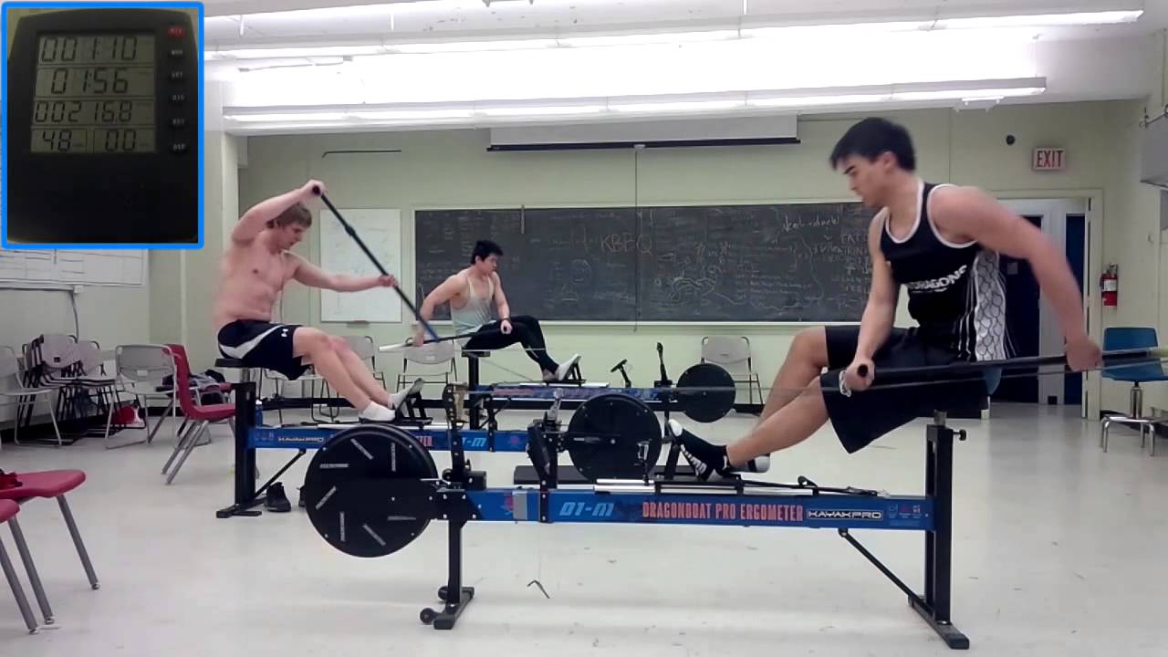 Dragon Boat Paddle Erg Workout (3x 2min) - Mar 10, 2016 - YouTube