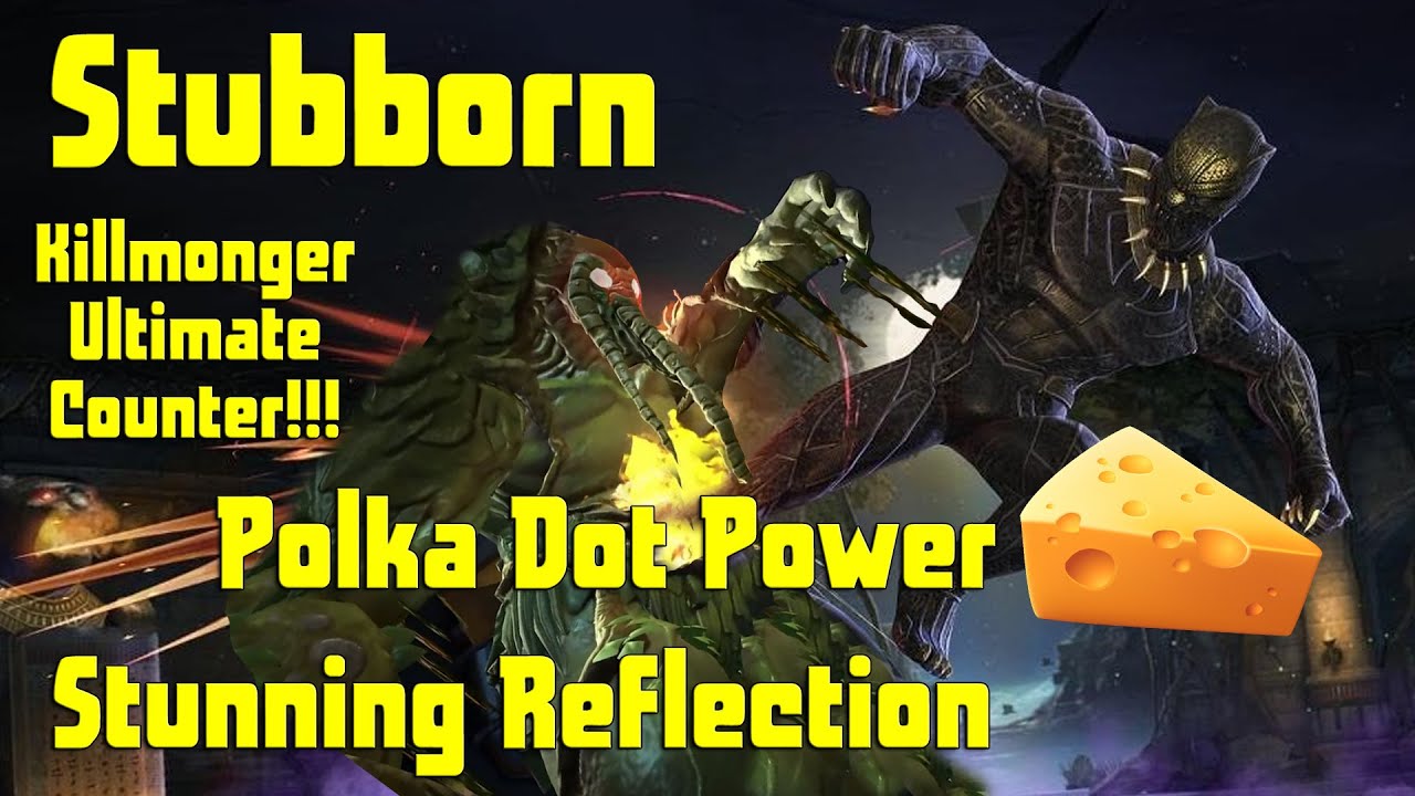 MCOC Quickie ManThing Ultimate Killmonger Counter Polka Dot Power ...