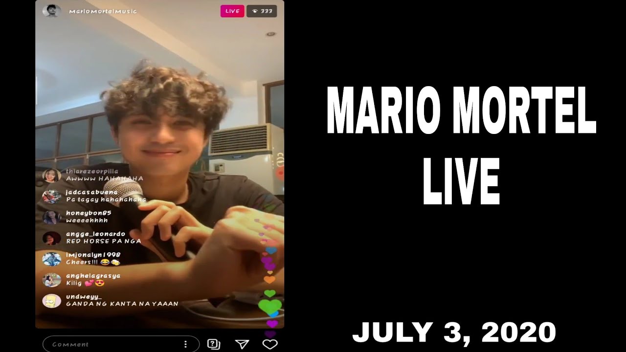 MARIO MORTEL LIVE ON IG ( July 3, 2020 ) - YouTube