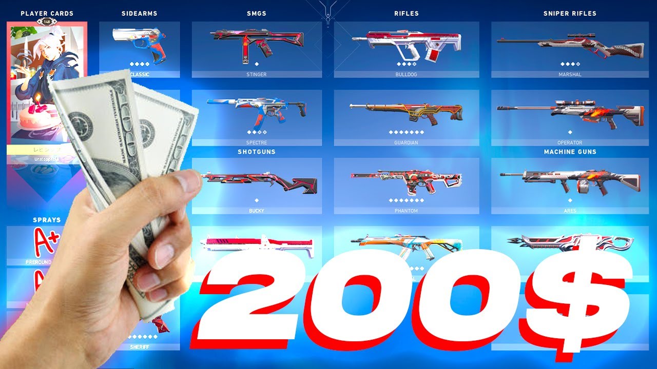 My Valorant Skin Collection (200+$) - YouTube