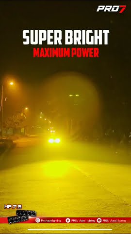 Lampu LED tembak 5 mata bisa kuning putih pro 7 - YouTube
