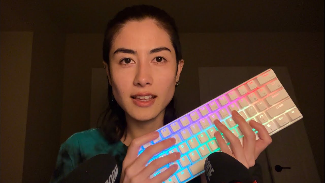 Tapping Keys, Mic + Embroidery Scratching and More | ASMR Trigger ...