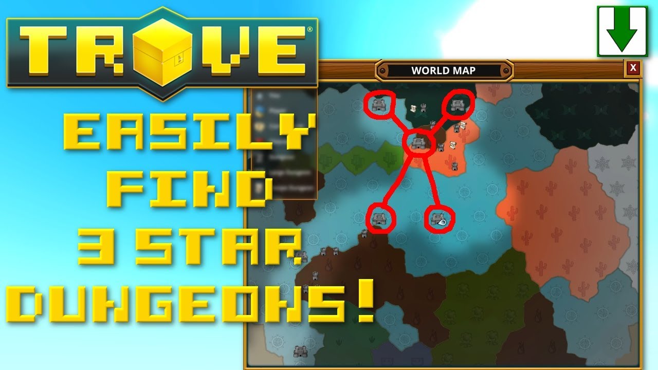 Guaranteed 3 Star Dungeon Spawns! Trove Farming Guide - YouTube