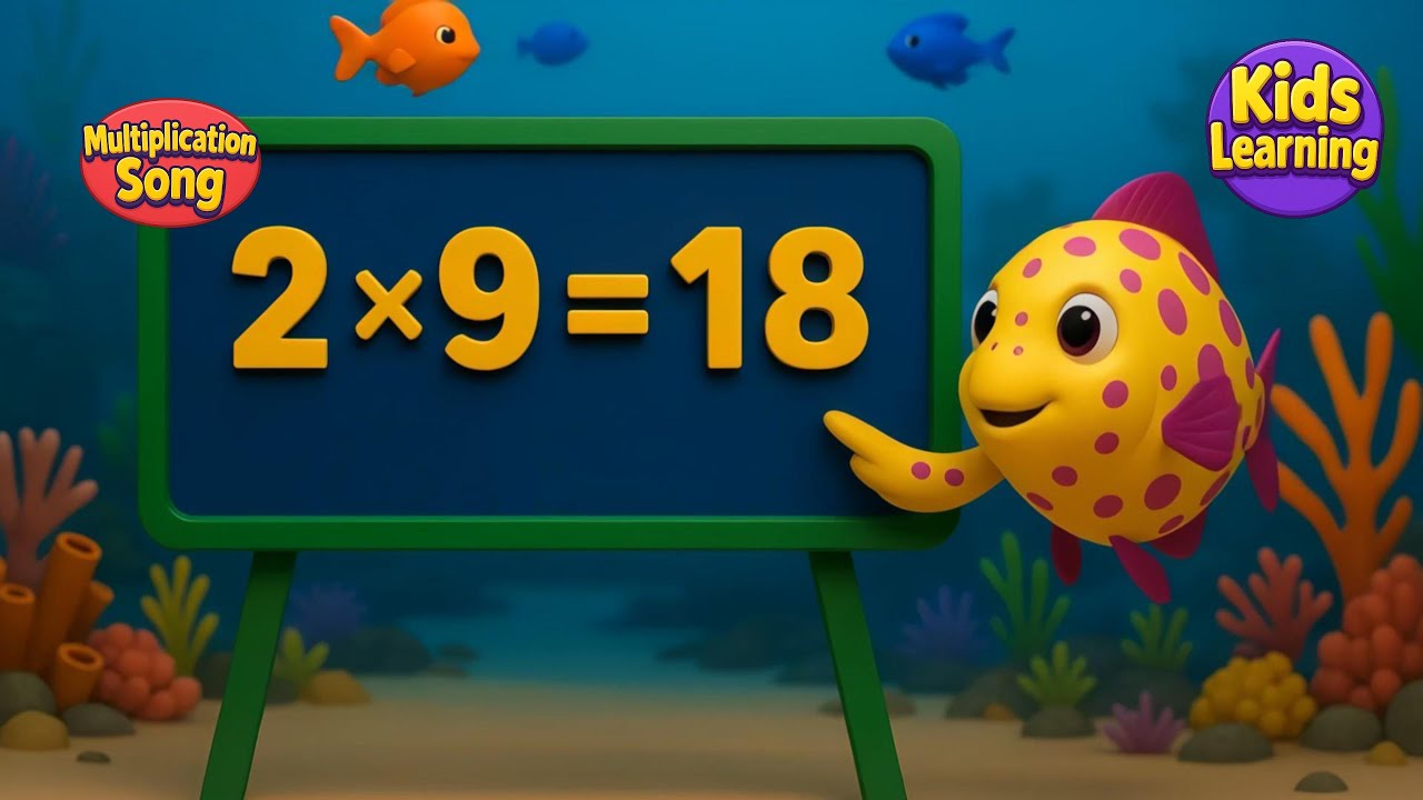 2 Times Table Song | Learn Multiplication for Kids | Math is Fun #002 ...