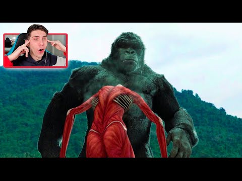 SI ATTACK ON TITAN ENFRENTARA A KING KONG - REACCION ANIME THEKALO