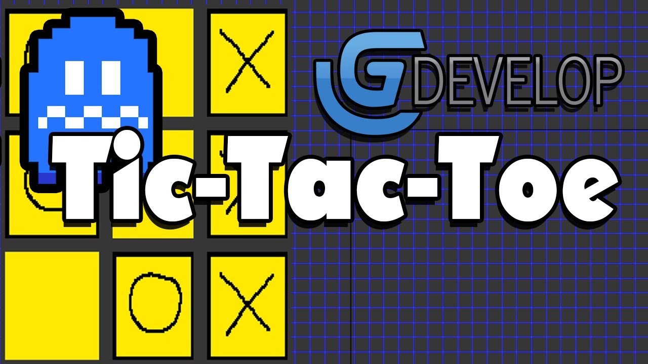 Gdevelop - Tic-Tac-Toe Basic Template ( Free Game Engine ) - YouTube