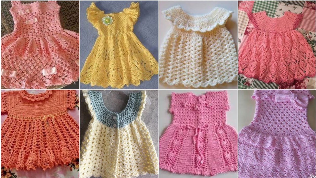 Easy Beautifull Simple | Crochet Frocks Designes - YouTube