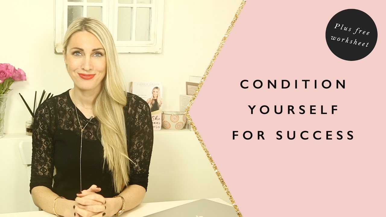 Condition Yourself For Success + Free Planner Worksheet // Lessons from ...