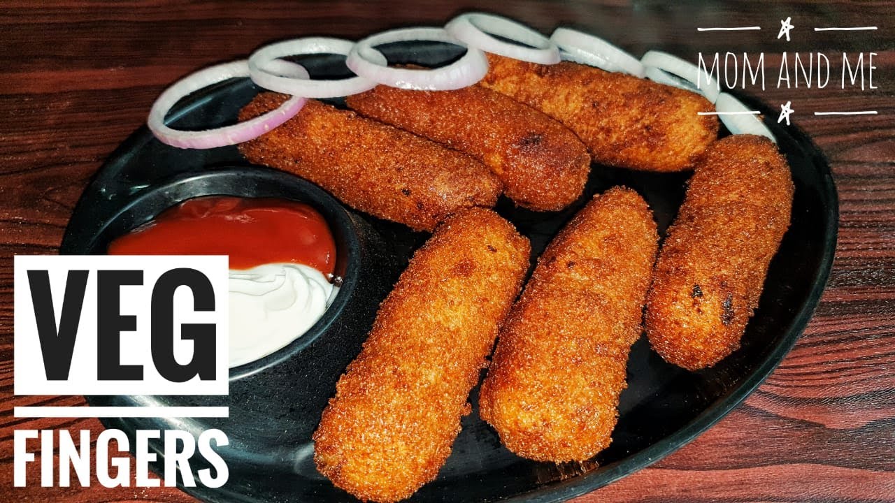 CRISPY VEG FINGERS Recipe at Home | How to Make Veggie Sticks ...