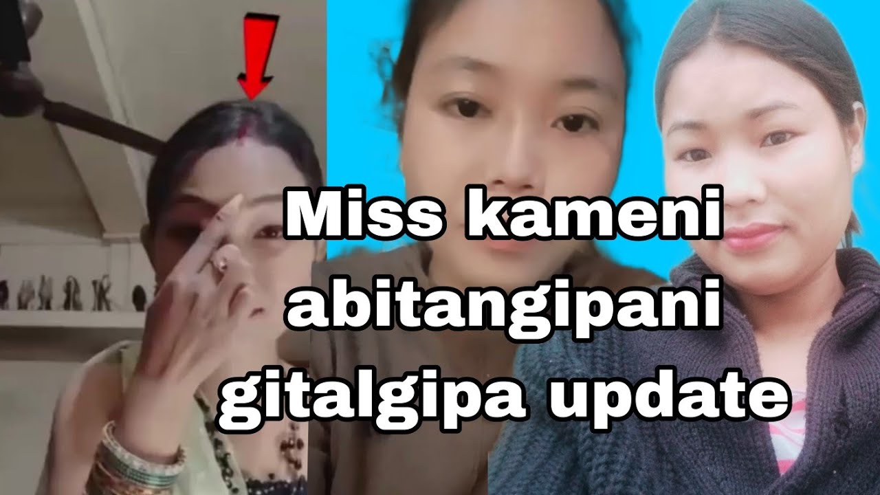 Miss kameni abitangipani gitalgipa update name knae ra'angbo - YouTube
