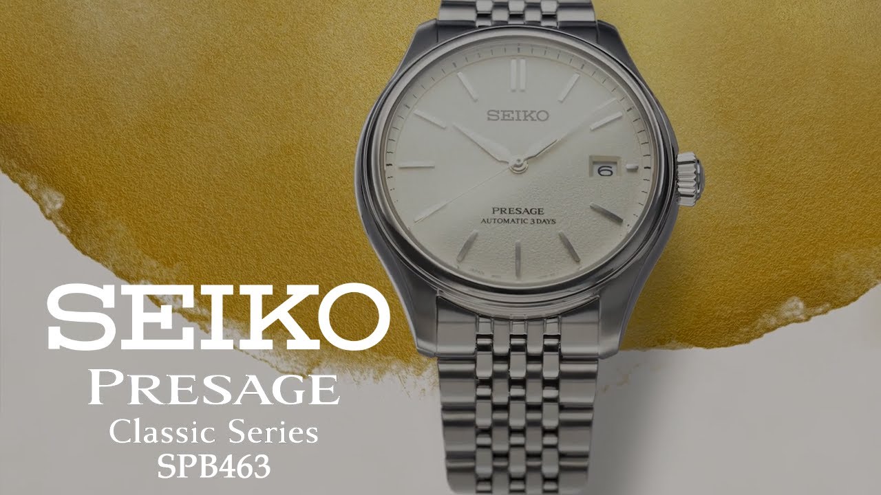 First Look at the Seiko Pressage Classic SPB463 - YouTube