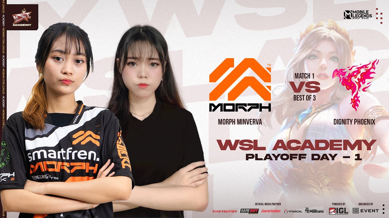 MORPH MINERVA VS DIGNITY PHOENIX - GAME 1 | WSL ACADEMY PLAYOFF DAY 1 ...