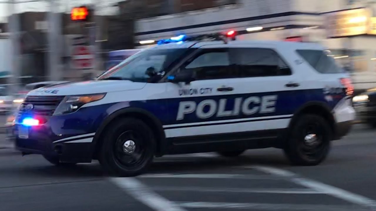 UNION CITY POLICE DEPARTMENT INTERCEPTOR UTILITY RESPONDING ON KENNEDY ...