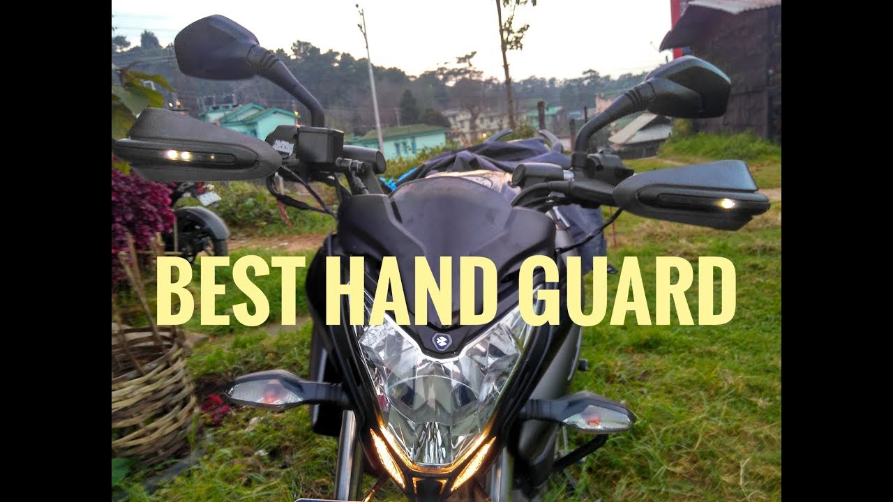 Bajaj Pulsar NS 200 handguard and exhaust - YouTube