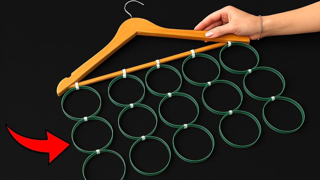 42 Amazing Tricks With Clothes Hangers That Are Really Useful - YouTube