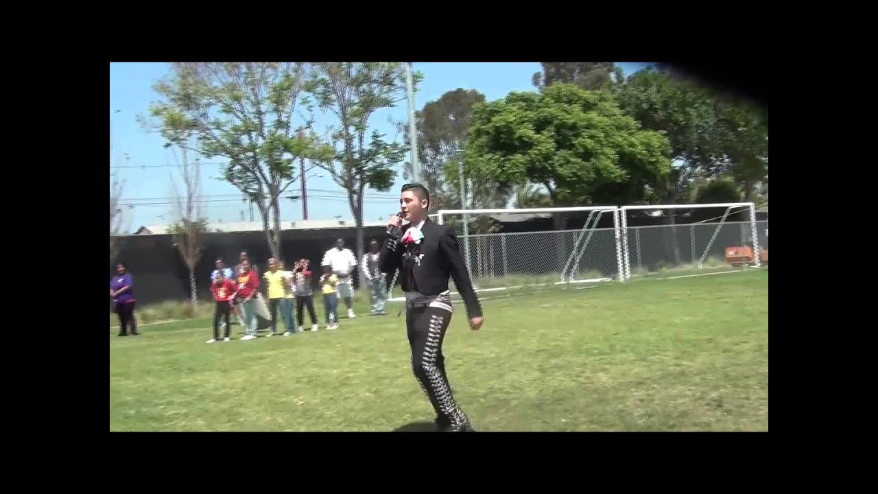 Michael Paredes with Mariachi Academy of Carson - YouTube