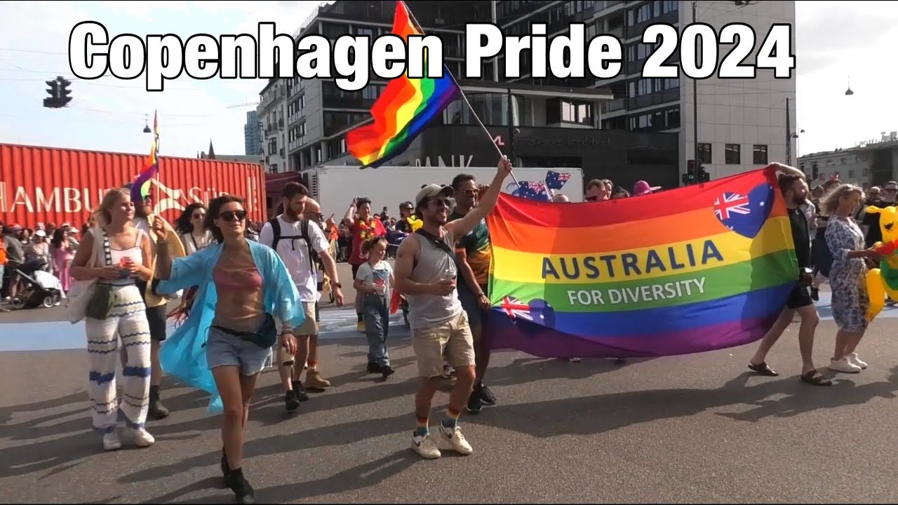 Video fra Pride parade i København lørdag den 17. august 2024 del 2 ...
