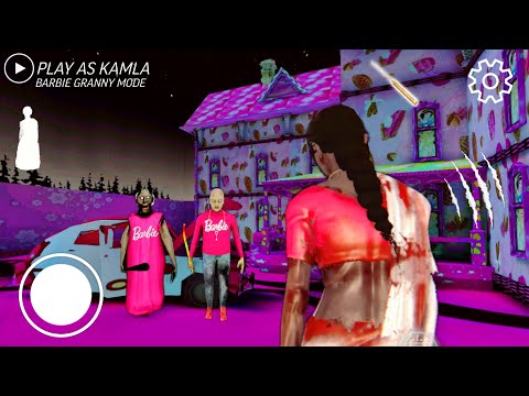 PLAYING AS KAMLA IN BARBIE GRANNY || KAMLA FOUND A SECRET FIRE ESCAPE 