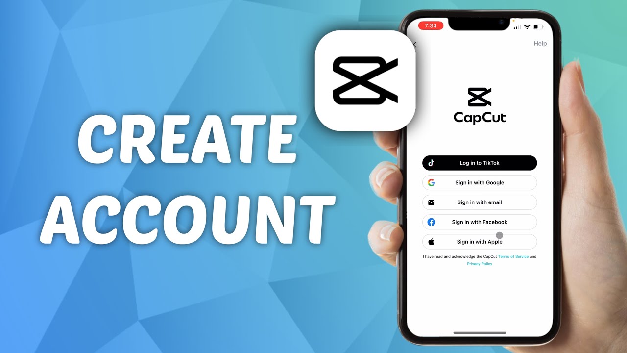 How to Create Account on CapCut - YouTube