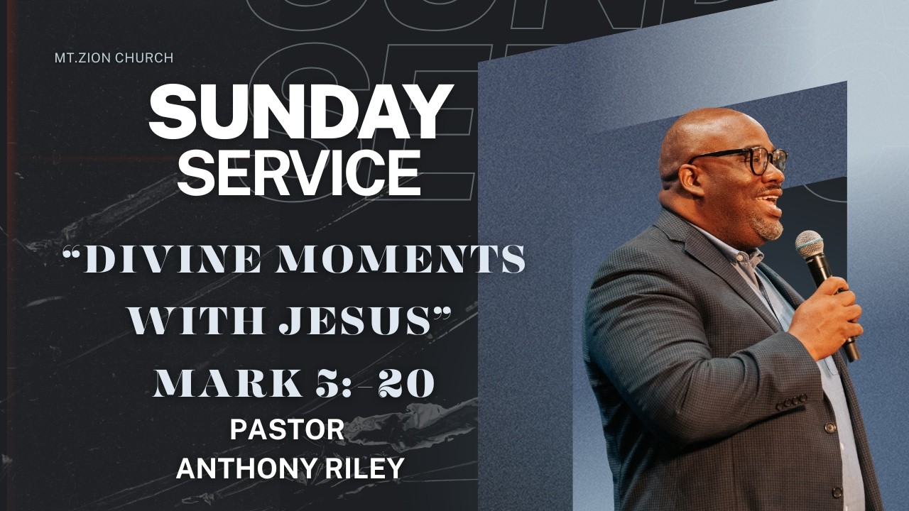 Divine Moments with Jesus Pastor Anthony Riley Mark 5:1-20 2/15/26 ...