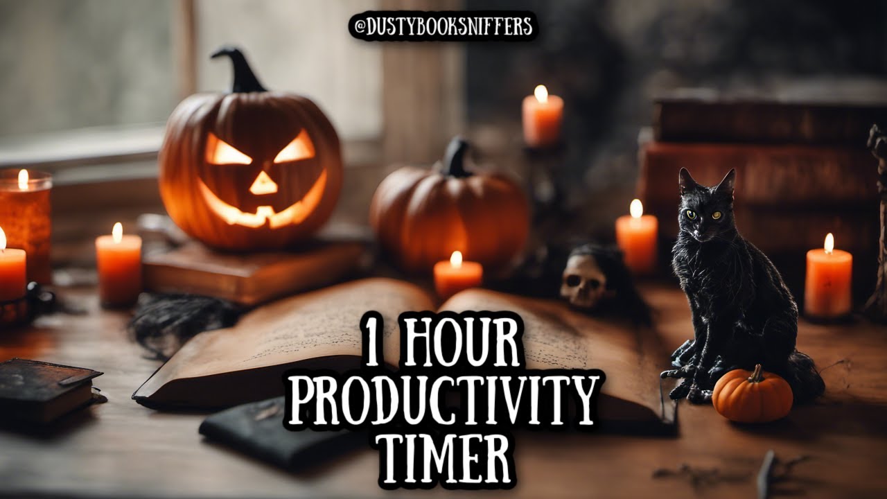 1-hour Halloween Timer with Witch Laugh Productivity Timer - No Music ...