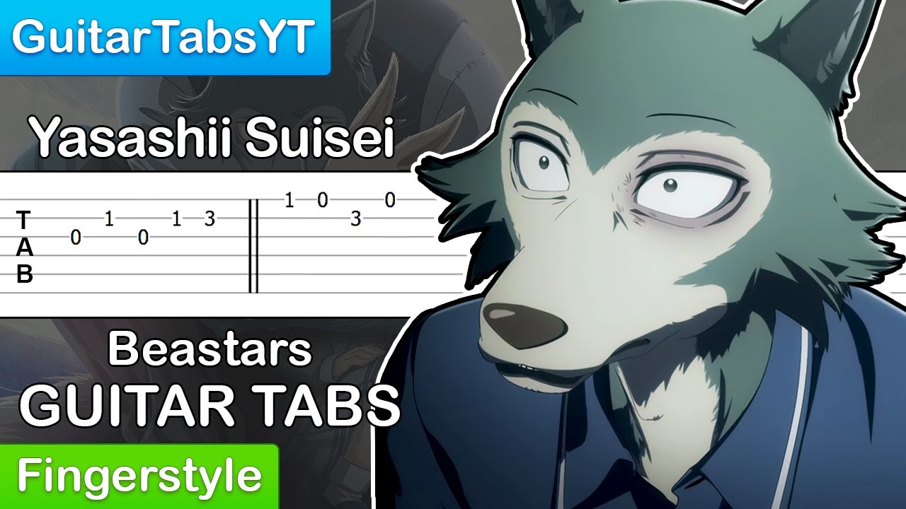 Beastars S2 ED - Yasashii Suisei Guitar Tutorial [TABS] (Fingerstyle ...
