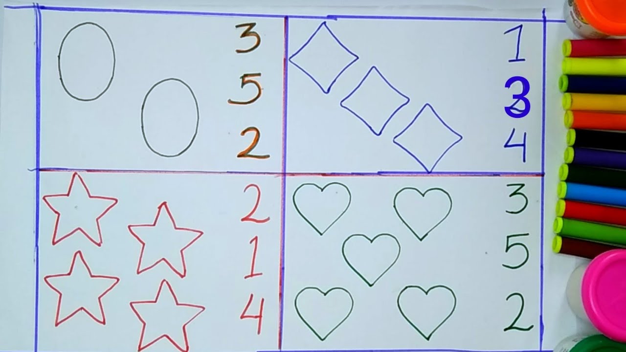 Count and write the shape || Count and write || Shapes || Count the ...