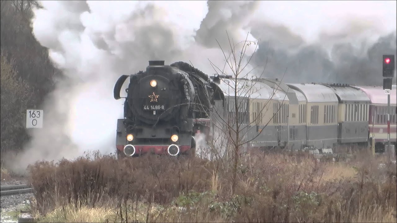 Rheingold Express mit 44 1486 - YouTube