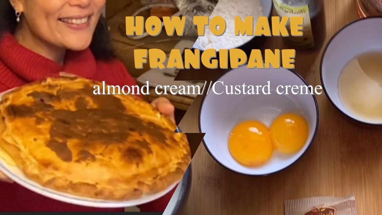 How to make the Frangipane// The Custard creme // Almond Cream ...