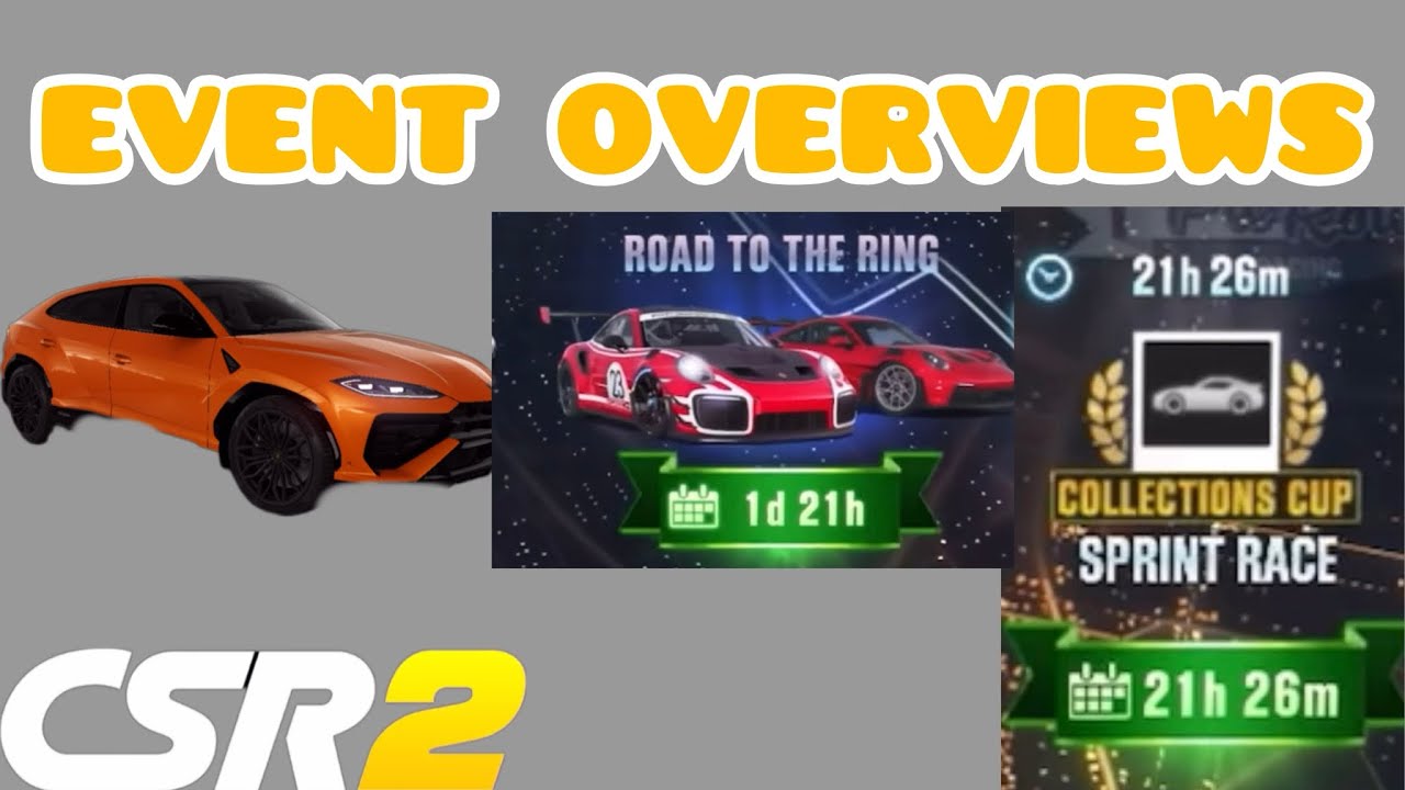 CSR2 | A Couple Of Upcoming Event Overviews - YouTube