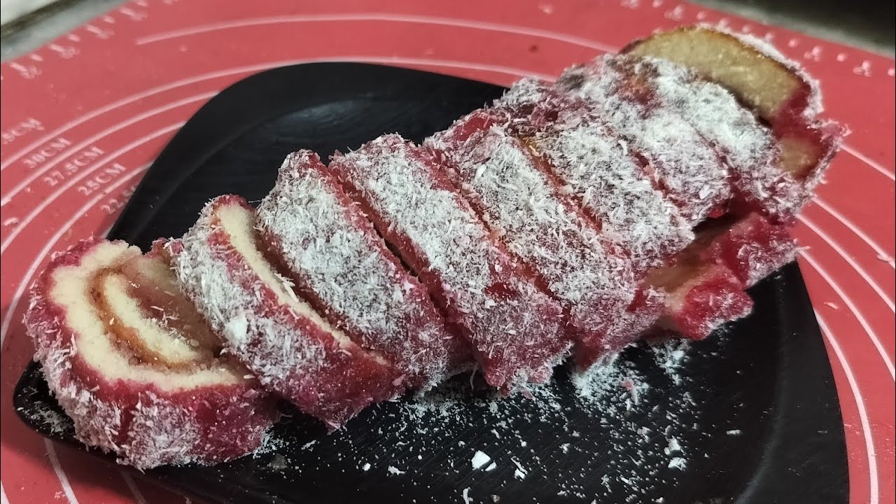 Jam Roll Cake recipe | Swiss roll | #sweetjamroll #homemadejam # ...