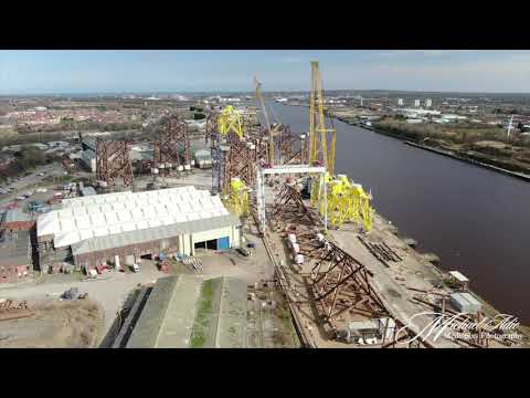Construction Of Wind Turbine Jackets and Installations Process at ...