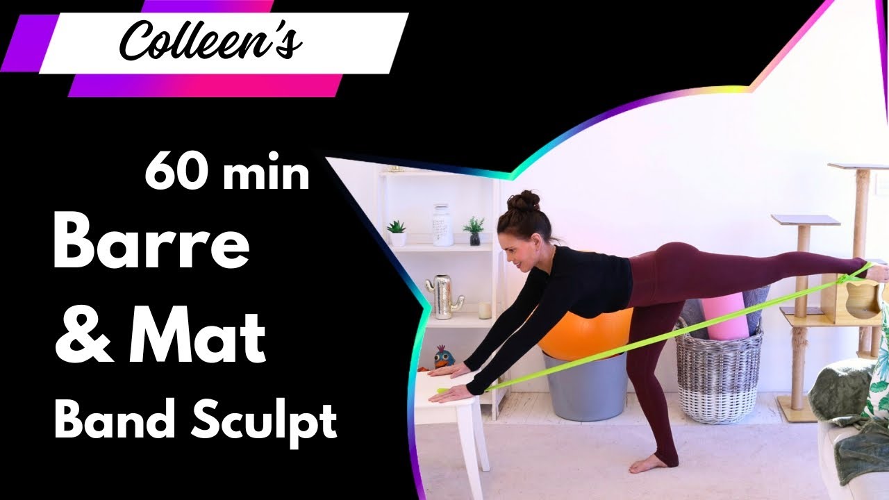 Colleen's // 65 Min Total Body Workout with Resistance Bands | Barre ...