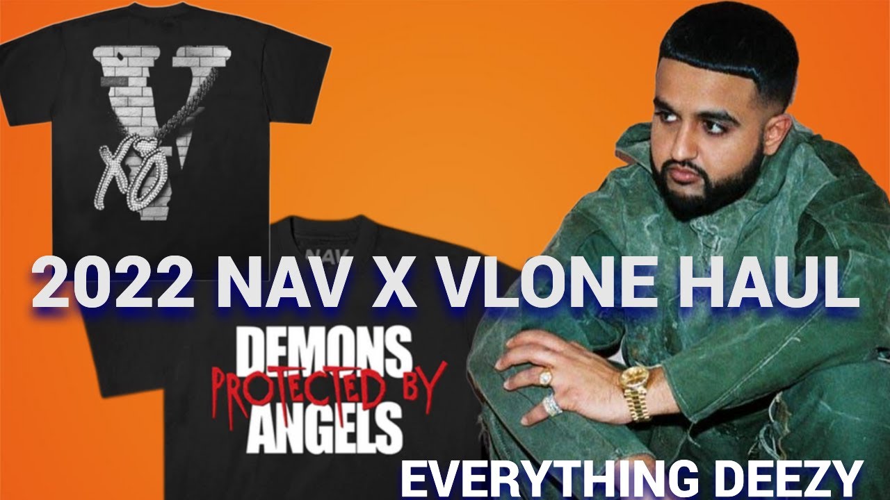 NAV VLONE MERCH UNBOXING & TRY ON HAUL 2022 (Demons Protected By Angels ...