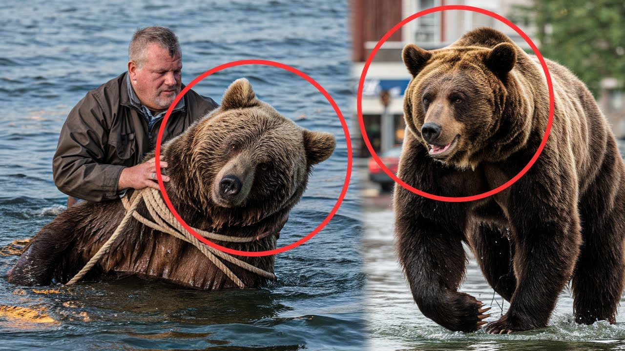 A Fisherman Saves a Drowning Bear—Years Later, The Bear Returns and ...