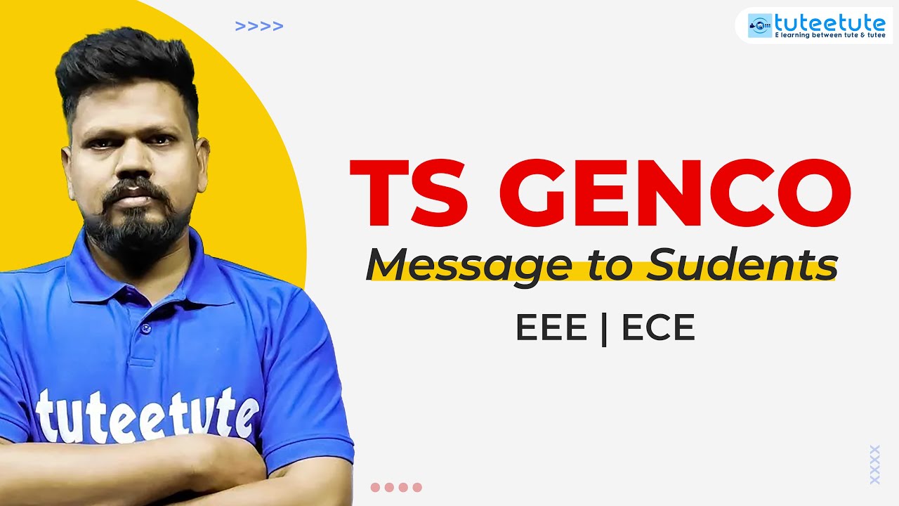 TS GENCO | Message to Students #genco #transco #tsgenco #genco - YouTube