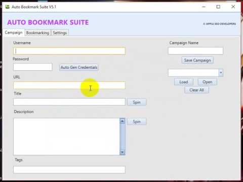 Step By Step Guide - Auto Bookmark Suite - YouTube