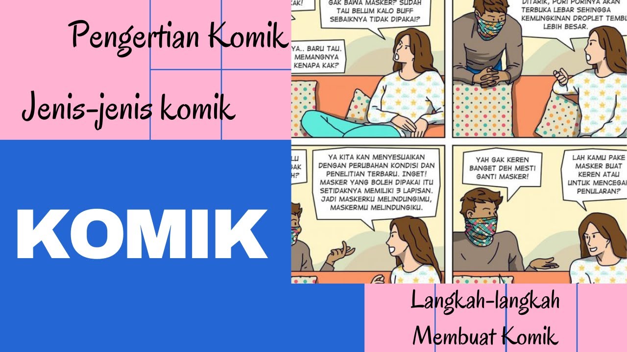 KOMIK II JENIS-JENIS KOMIK II LANGKAH-LANGKAH MEMBUAT KOMIK - YouTube