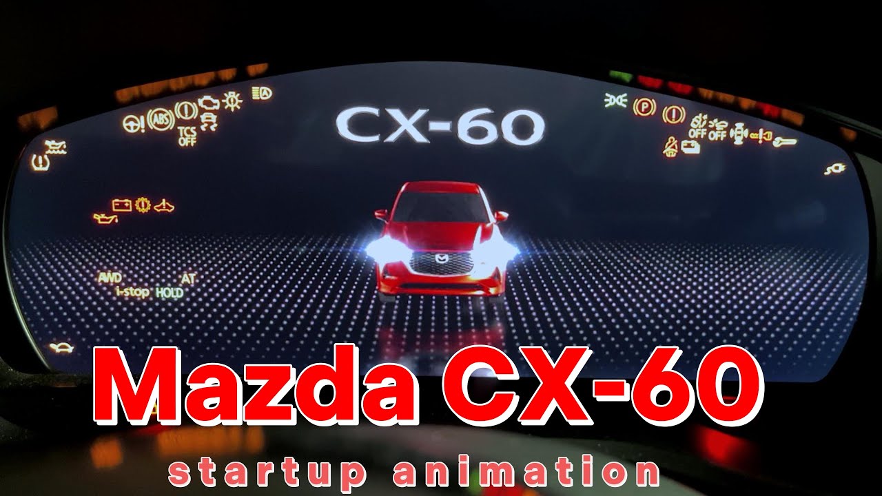 Mazda CX 60 startup animation - YouTube