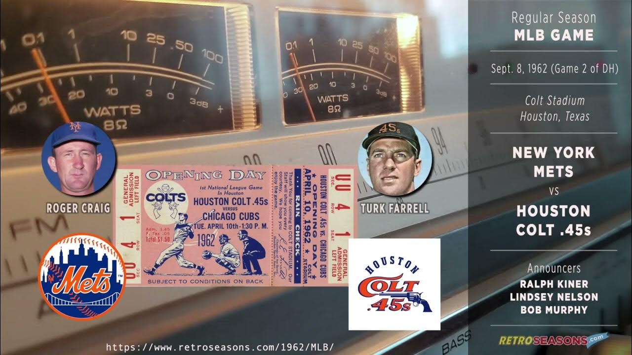 1962-Sep-08 • NYM/HOU • New York Mets vs Houston Colt .45s - Game 2 of 2 - Radio Broadcast - YouTube