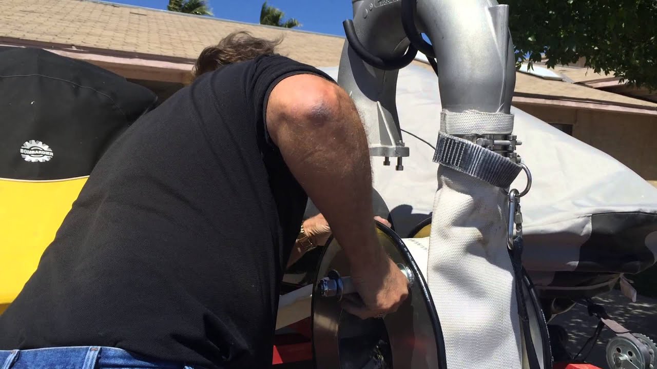 Reel for flyboard hose - YouTube