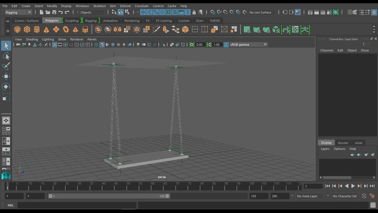 basic modeling making A SWING - YouTube