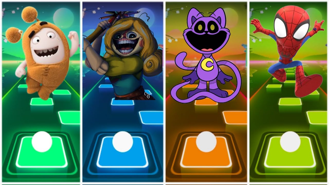 Oddbods 🆚 Horror_Skunx 🆚 Smiling_Critters_Hornstromp 🆚 Spidey_Amazing ...