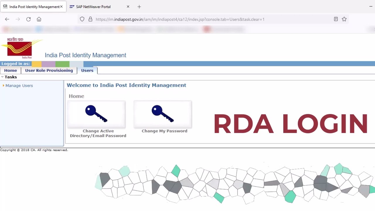 Unlock SAP R3 User using RDA login | Post Office CSI User unlock ...