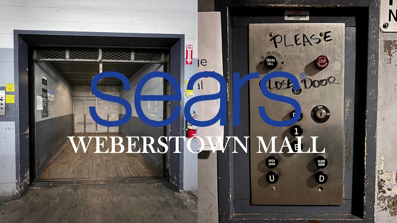 AMAZING Vintage OTIS Hydraulic Freight Elevator - Sears, Weberstown ...