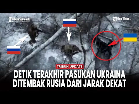 Detik-Detik Pasukan Ukraina Disergap di Parit, Rusia Tembak dari Jarak Dekat