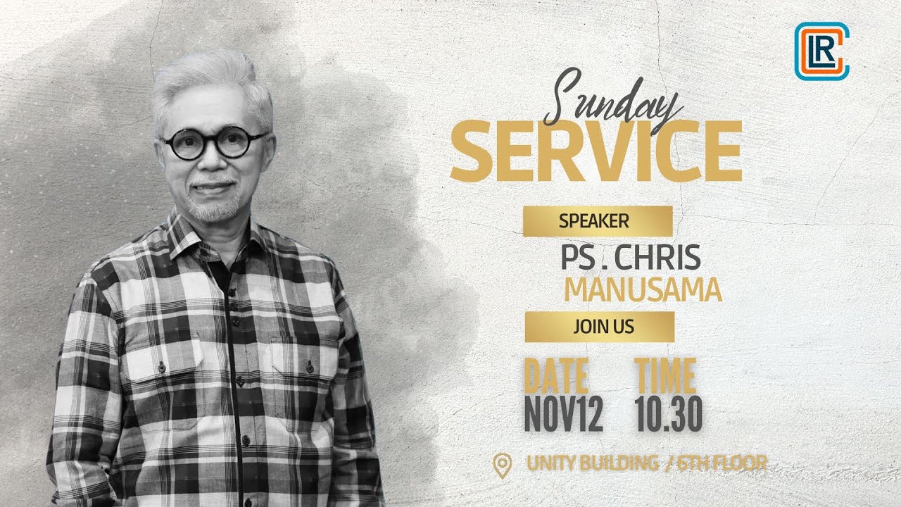 LRCC ONLINE SUNDAY SERVICE - 12 NOVEMBER 2023 - PS CHRIS MANUSAMA - YouTube