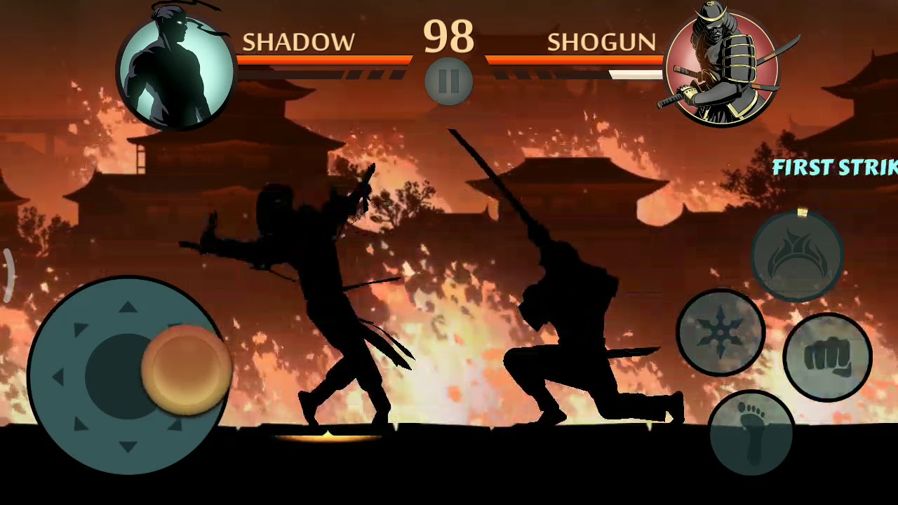 How defeat shogun in shadow fighter 2 - YouTube