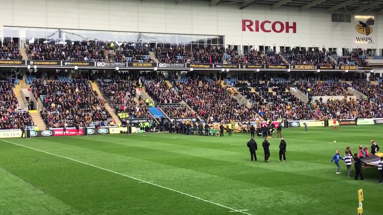 Wasps at the Ricoh - YouTube